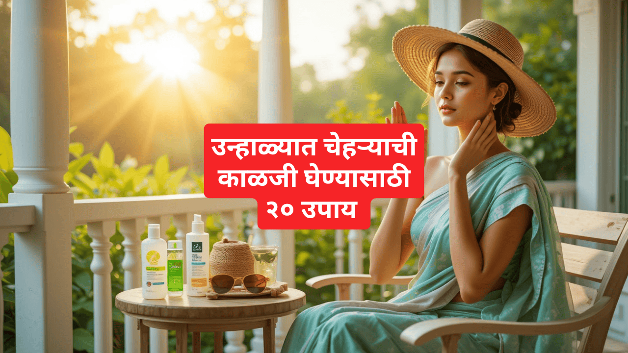 उन्हाळ्यात चेहऱ्याची काळजी कशी घ्यावी: 20+ सोप्या टिप्स